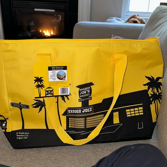 Trader Joe'S | Other | Yellow Trader Joes Bag New With Tags | Poshmark
